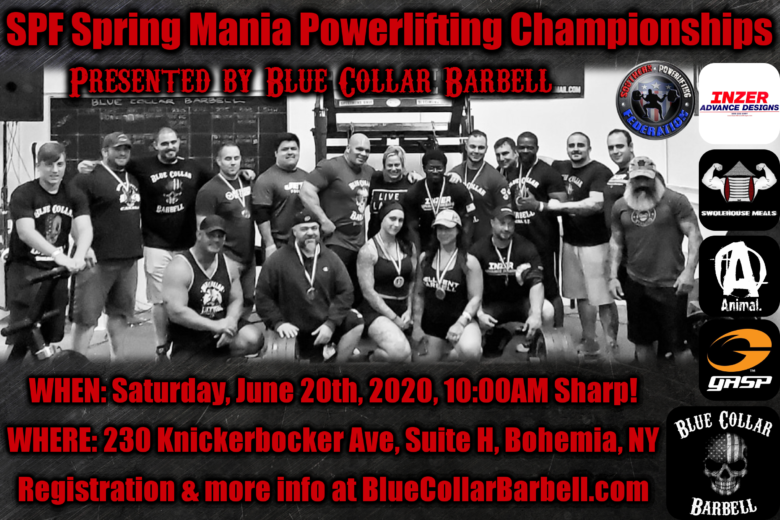 MEET RESULTS – SPF Spring Mania, 09/05/2020 – Blue Collar Barbell: Long ...